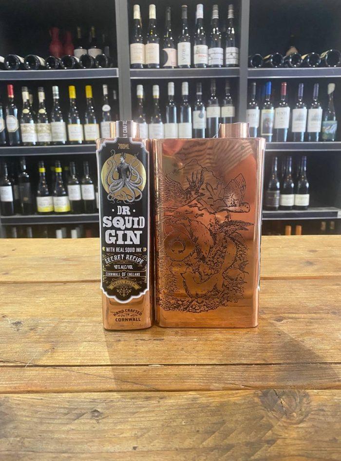 Pocketful Of Stones Dr Squid Gin Copper Flask – Liquorice Wine & Deli